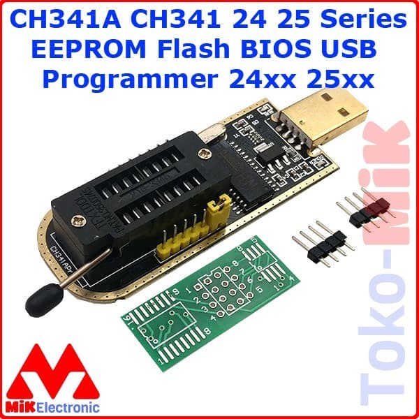 Jual CH341A IC PROGRAMMER EEPROM FLASH BIOS USB PROGRAMMER IC FLASH ...