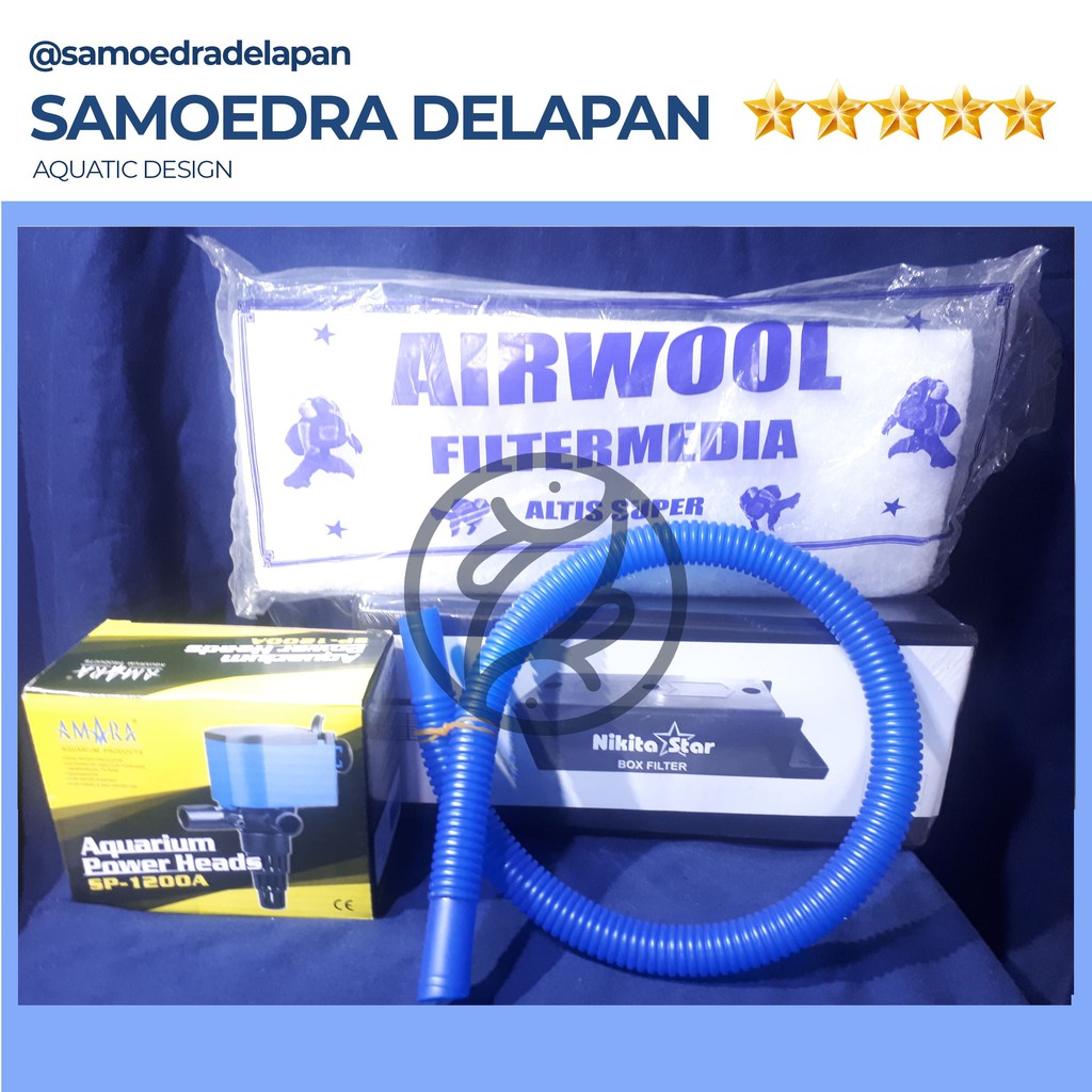 Jual PAKET POMPA DAN BOX FILTER ATAS AQUARIUM UNTUK AQUARIUM 60 CM ...