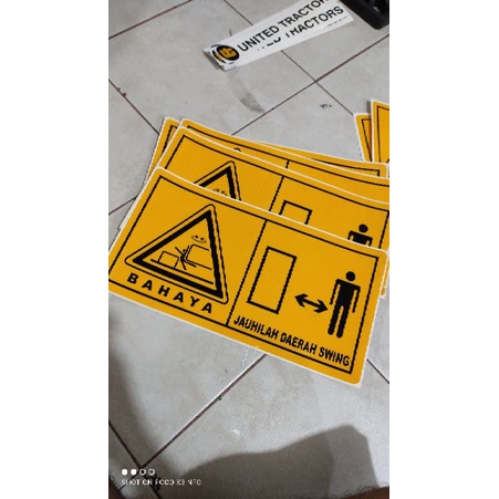 Jual stiker area swing cocok buat alat berat type apa aja | Shopee ...