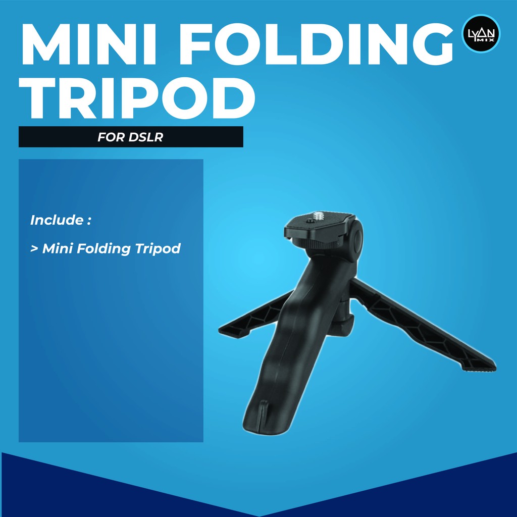 Jual Mini Foldable Folding Tripod Stand | Shopee Indonesia
