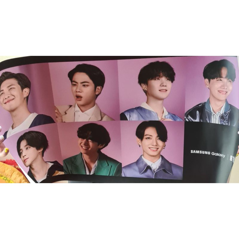 Jual BTS Samsung Galaxy Buds Live Poster Official Photograph Bromide ...