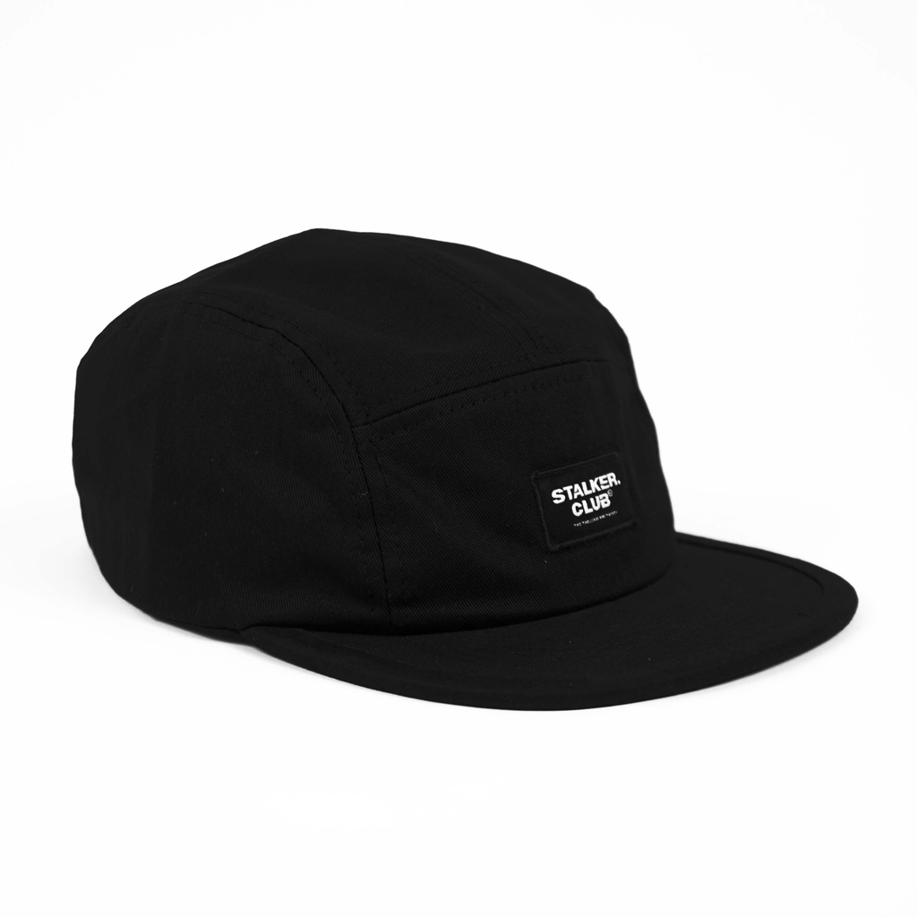 Jual Stalker Full Black Five Panel Hat | Shopee Indonesia