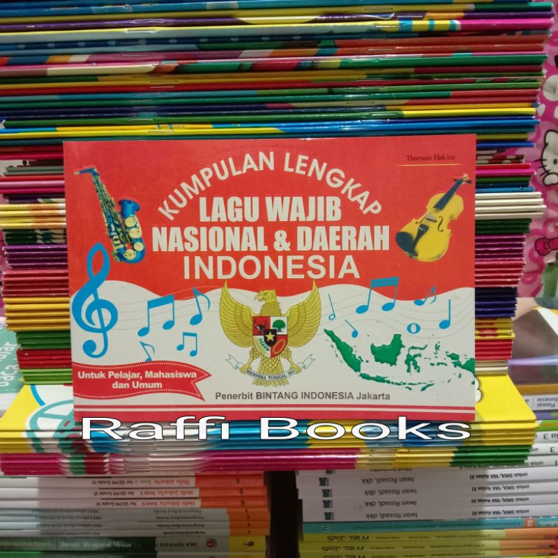 Jual Buku Lagu - Kumpulan Lagu Wajib Nasional dan Daerah Indonesia ...