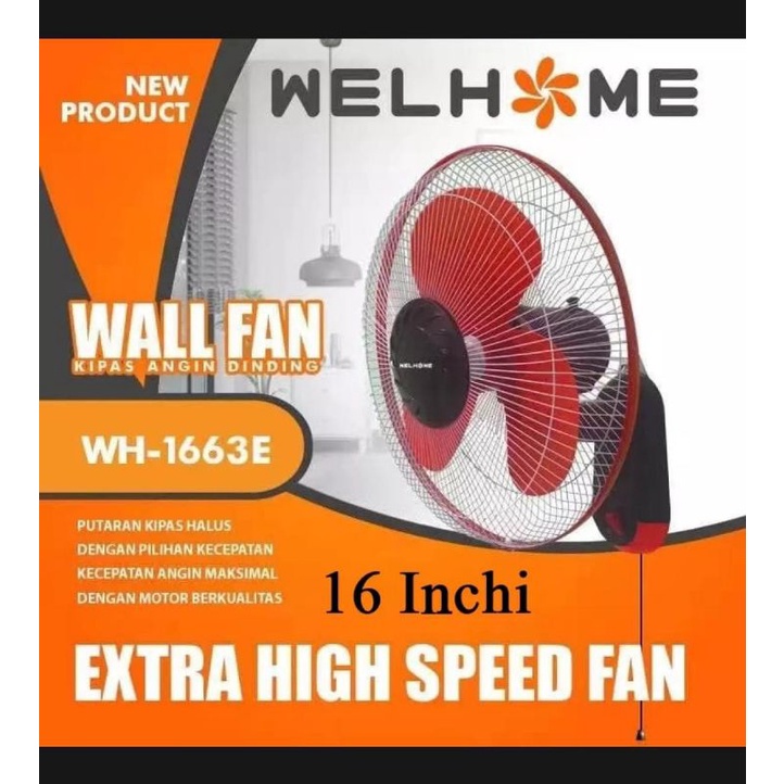 Jual Kipas angin 16" / Kipas stand dan tempel dinding | Shopee Indonesia