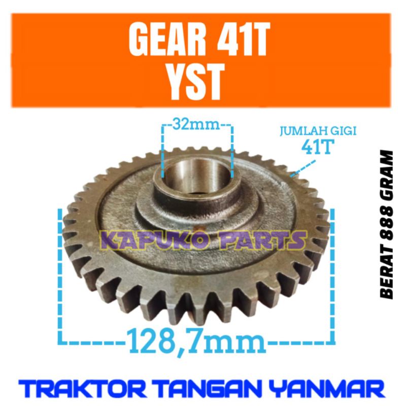 Jual YZC GIGI 41T TRAKTOR TANGAN YANMAR | Shopee Indonesia