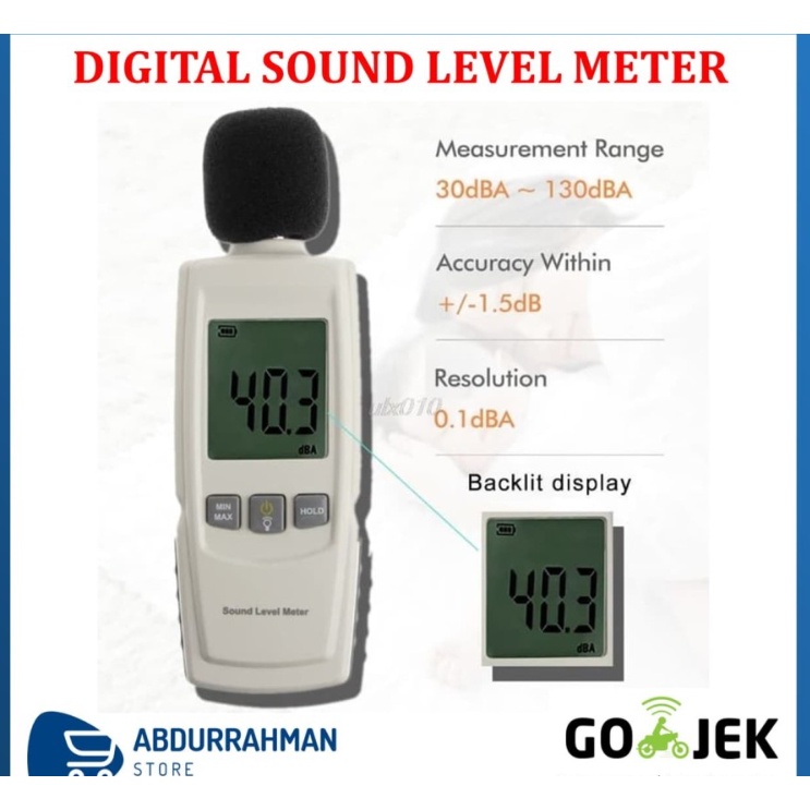 Jual Sound Level Meter Noise Test Tester Pengukur Kebisingan Suara ...