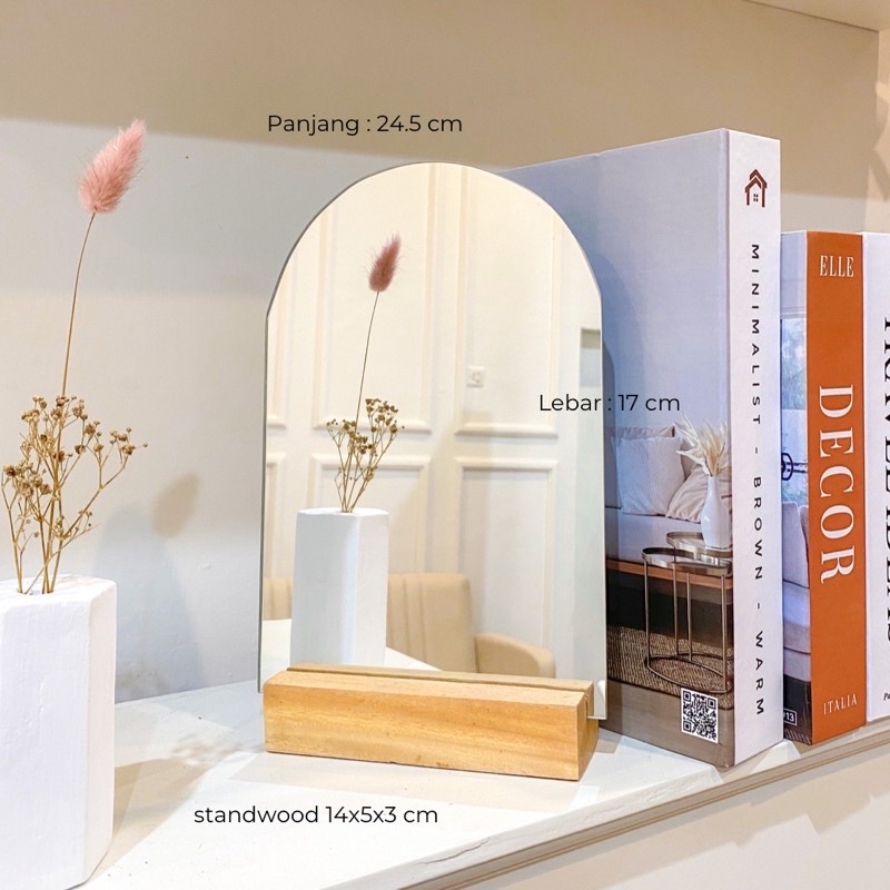 Jual Michiso.id AESTHETIC MIRROR | Cermin estetik | standing mirror ...