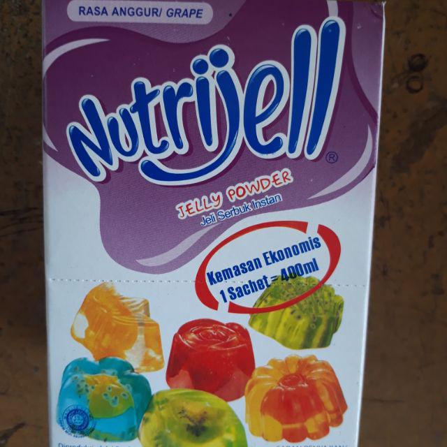 Jual Nutrijell / Nutrijel Kemasan Ekonomis 10gr 1 box isi 12 sachet ...