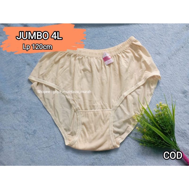 Jual Celana Dalam Jumbo 4l Lp 120cm Cd Jumbo 4l Shopee Indonesia