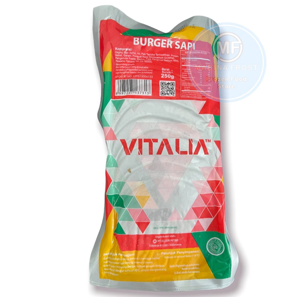 Jual VITALIA DAGING BURGER SAPI | Shopee Indonesia