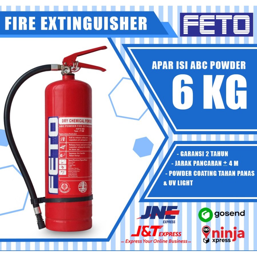 Jual Alat Pemadam Kebakaran (APAR) 6KG - FETO | Shopee Indonesia