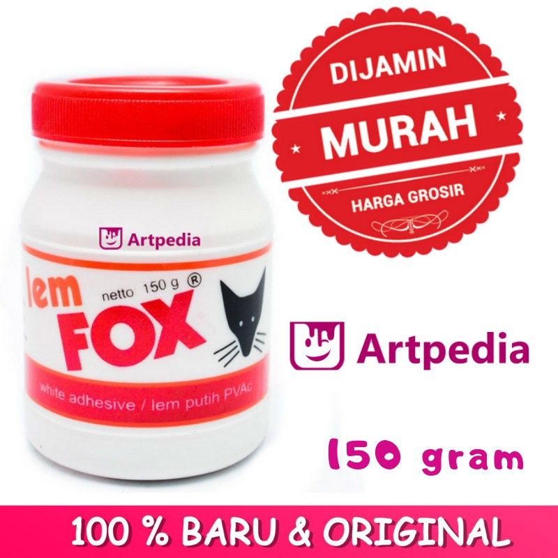 Jual Lem Fox Putih 150 Gram / Lem Fox Botol 150 Gram | Shopee Indonesia