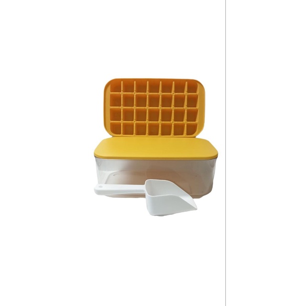 Jual Cetakan Es Batu 28 Tray Dengan Wadah + Sekop Es Batu / Box Ice ...
