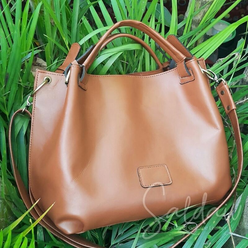 Jual Tas Kulit Asli Pull Up SDL273 (Cervo) | Shopee Indonesia