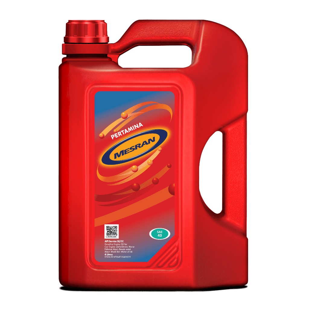 Jual Oli Mesin Pertamina Mesran SAE 40 API SE/CC 4 Liter | Shopee Indonesia
