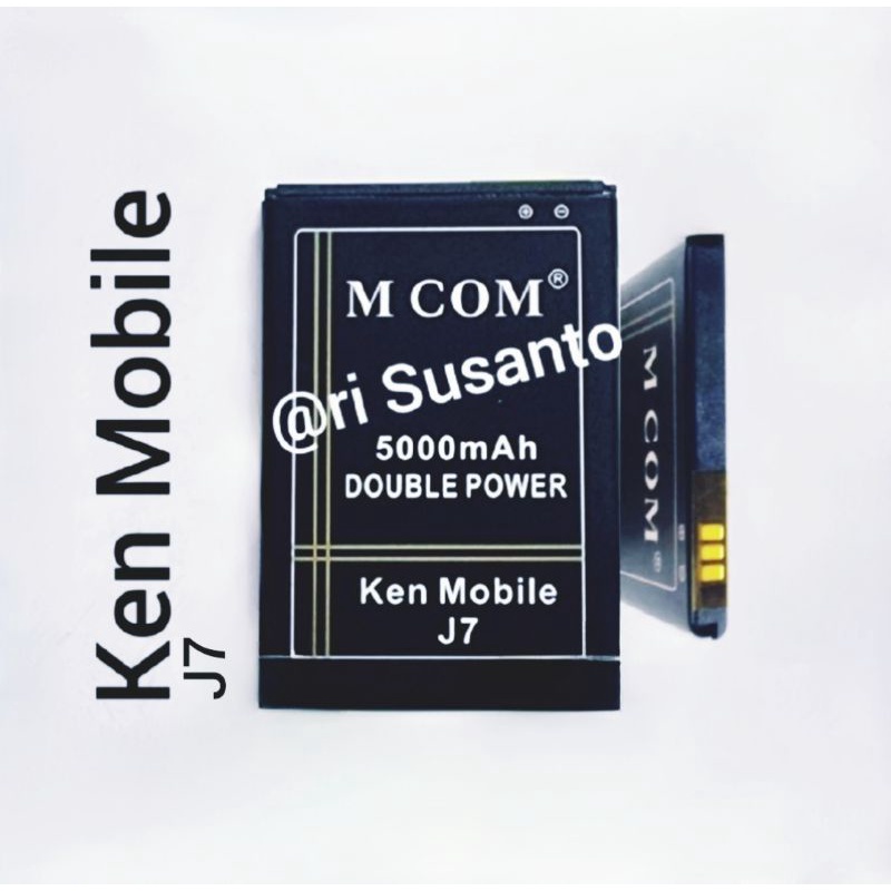 Jual Baterai MCOM for Ken Mobile J7 Double Power 5000mAh batere batre batrai battery | Shopee ...
