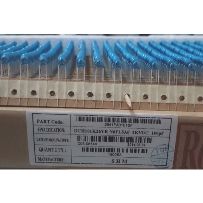 Jual 1,pcs,kAPASITOR ,100pf,15pf, 47pf, 1KV, | Shopee Indonesia