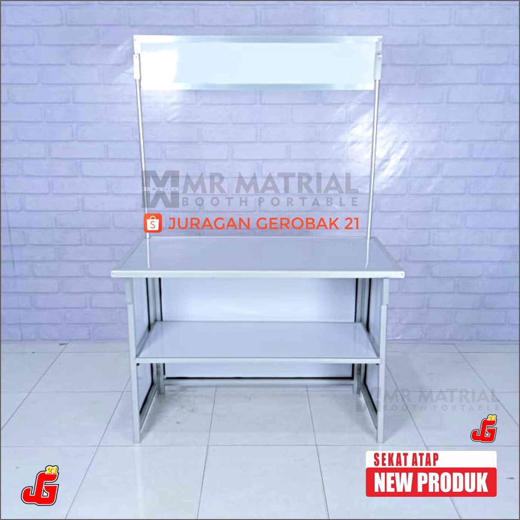 Jual Booth Portable Gerobak Lipat Aluminium | Shopee Indonesia