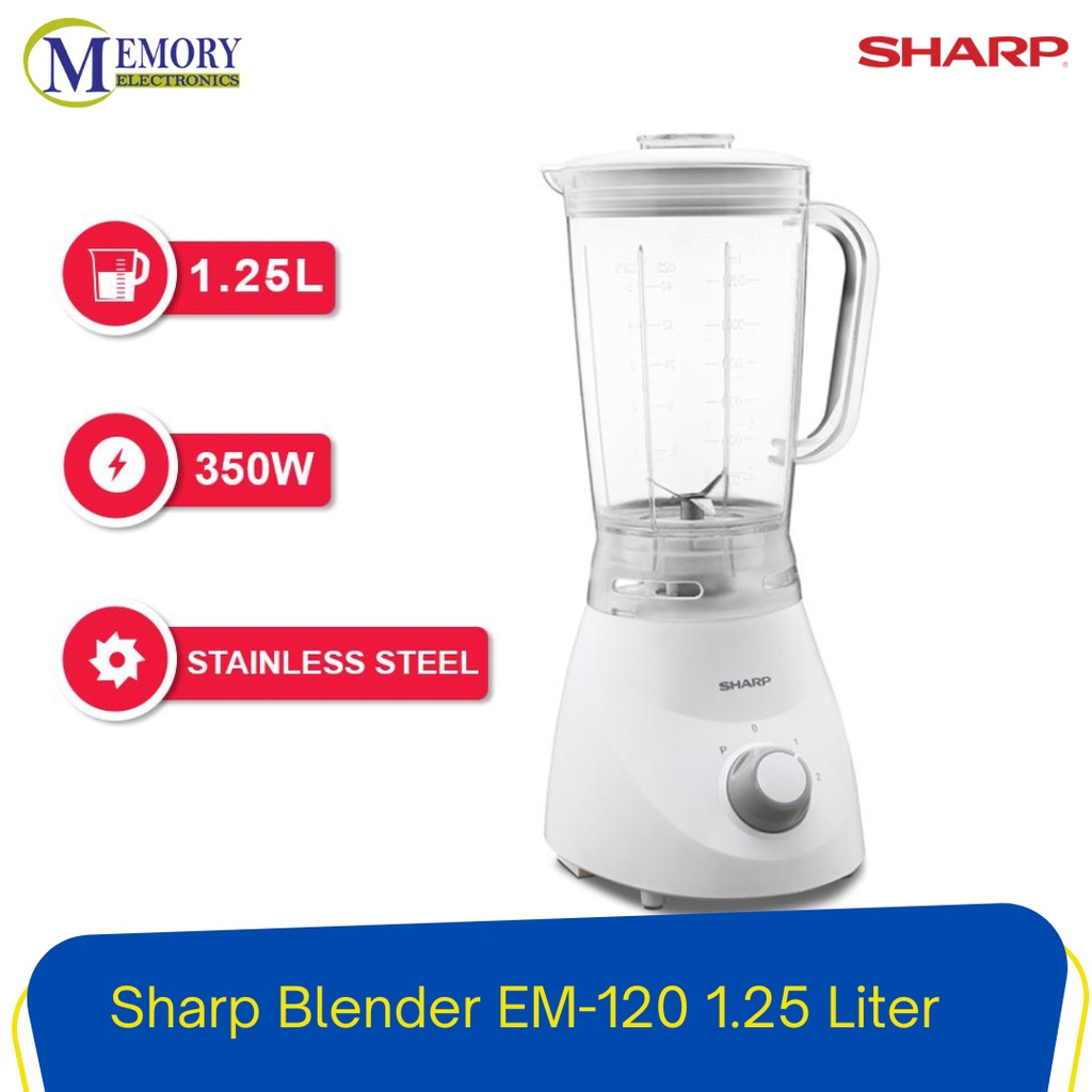Jual Sharp Blender EM-120 1.25 Liter | Shopee Indonesia