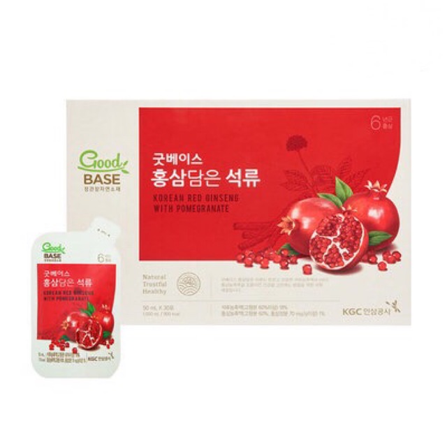 Jual Good Base-Korean Red Ginseng with Pomegranate 50mlx30 sachet ...