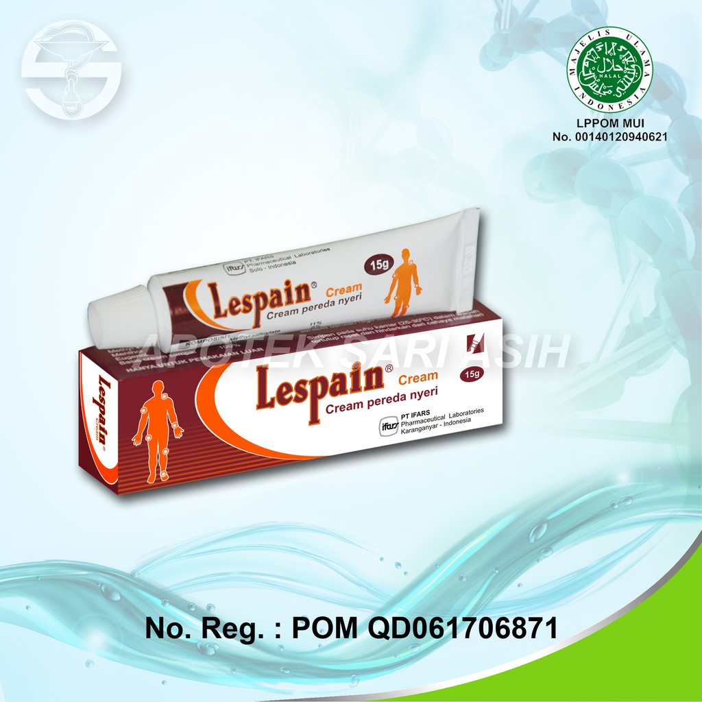 Jual LESPAIN CREAM | METHYL SALICYLATE MENTHOL EUGENOL | Obat Nyeri ...