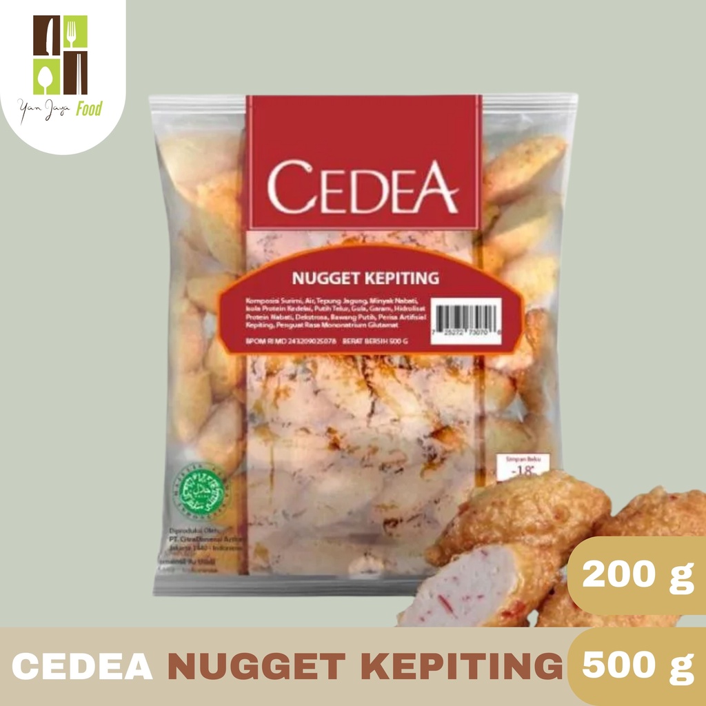 Jual Cedea Nugget Kepiting Crab Flavoured Nugget [200g/500g] | Shopee ...