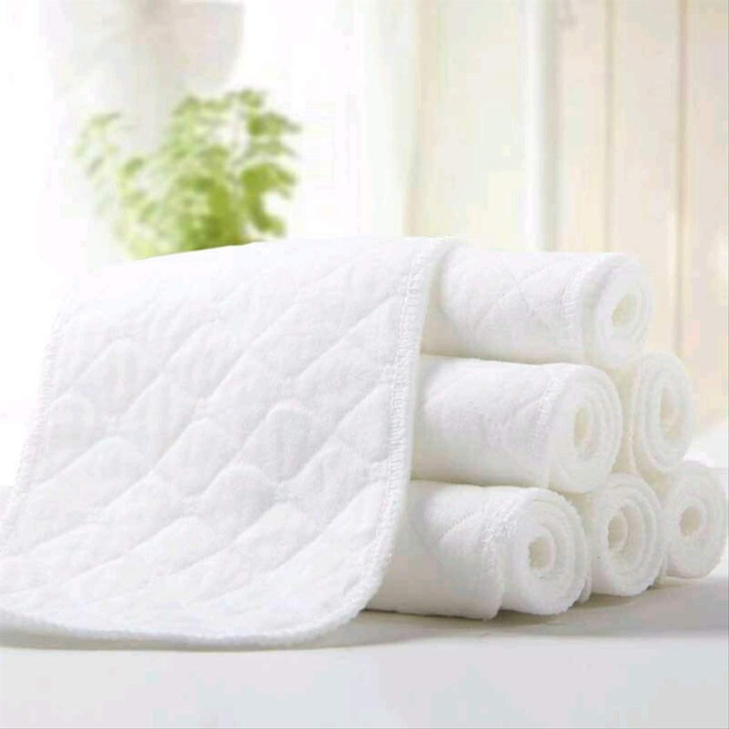 Jual Linen Cloth Diapers / Insert Cloth Diapers Microfiber White ...