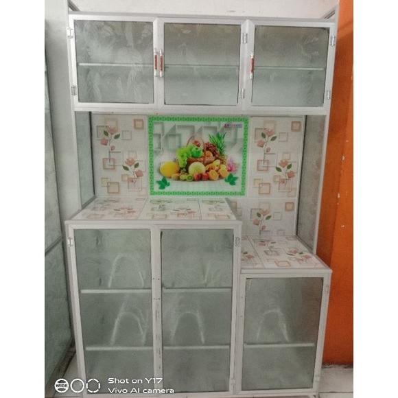 Jual RAK PIRING 3 PINTU ALUMINIUM DV254635AE | Shopee Indonesia