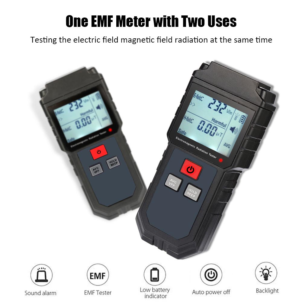 Jual Alat Deteksi Radiasi Electromagnetic Digital Radiation Detector ...