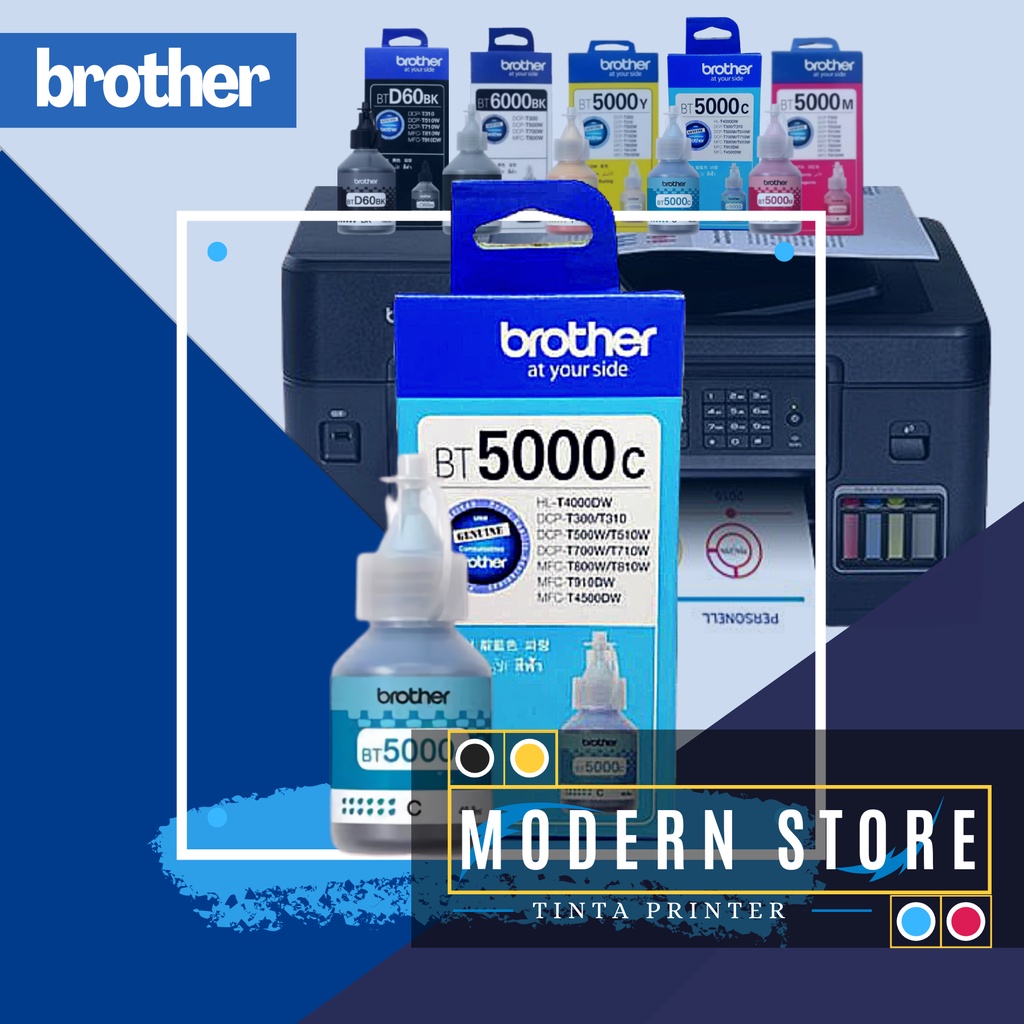 Jual Tinta printer brother bt5000 DCP T710W DCP T300 DCP-T310 T800W ...