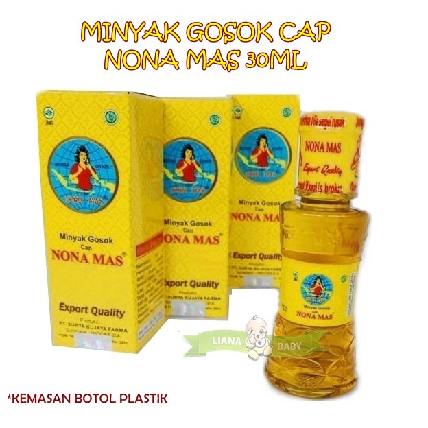 Jual MINYAK OBAT GOSOK NONA MAS 35ml DAPAT MEREDAKAN DEMAM, PERUT ...