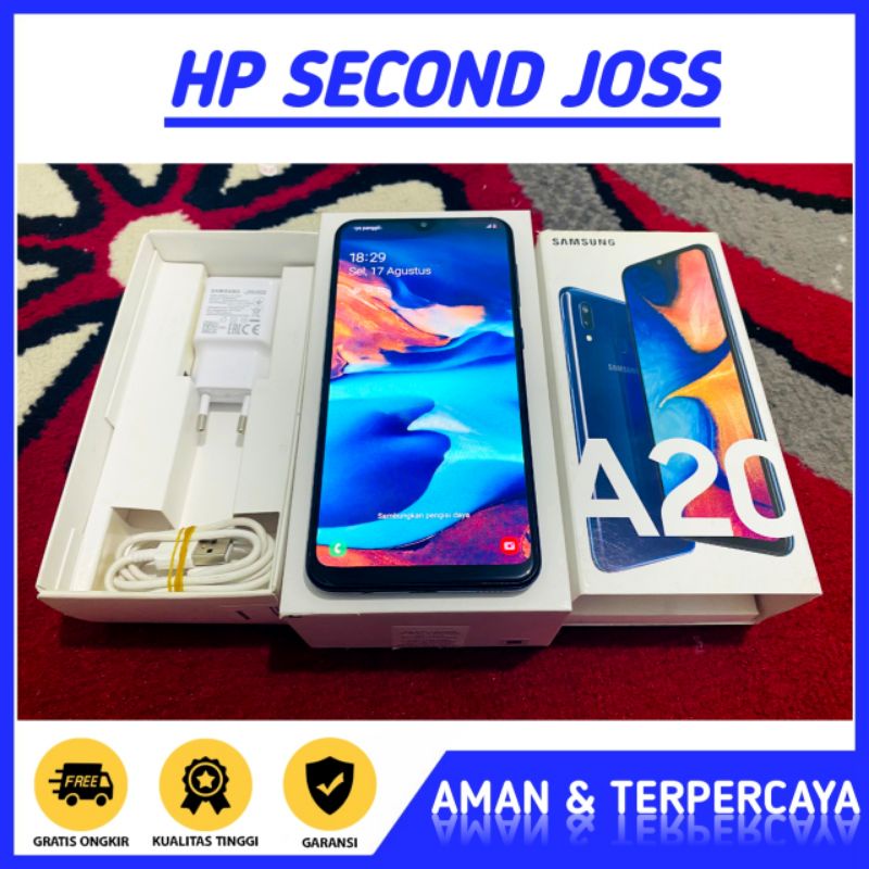 Jual Samsung Galaxy A20 Ram 3/32 GB Second Bergaransi | Shopee Indonesia