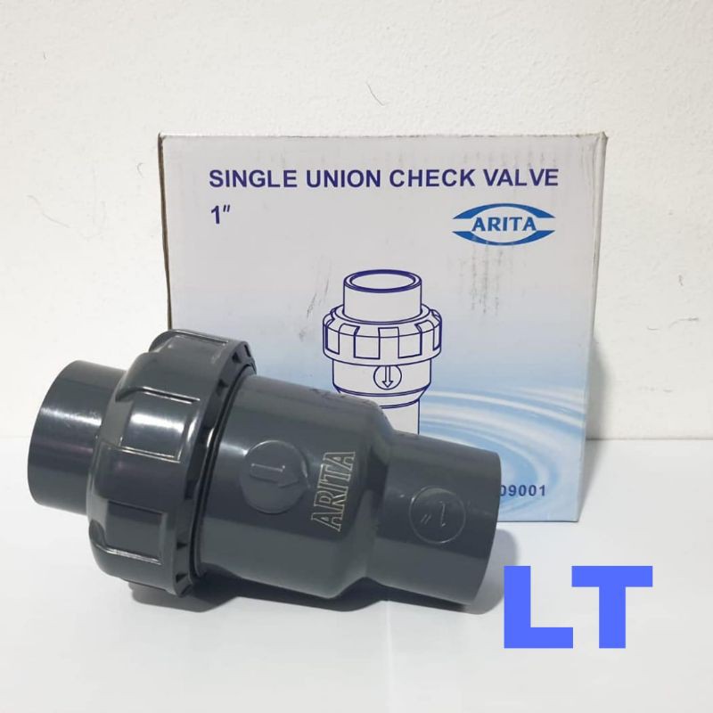 Jual SINGLE UNION CHECK VALVE 1 INCH PVC ( SINGLE WATERMUR ) ARITA ...