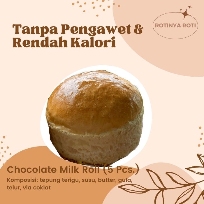 Jual Chocolate Milk Roll - Roti Susu Coklat - Roti Premium | Shopee ...