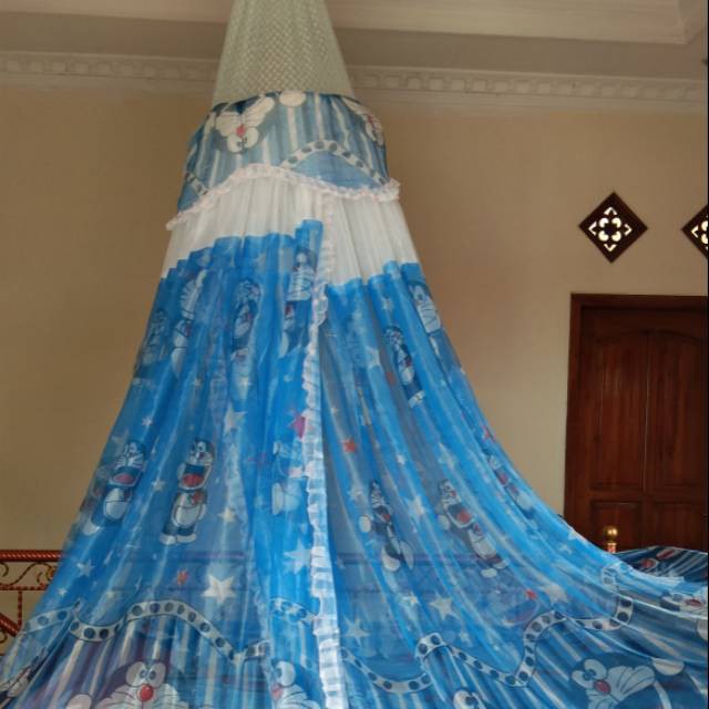 Jual Kelambu Gantung Anti Nyamuk Motif Doraemon Ukuran Super Jumbo ...