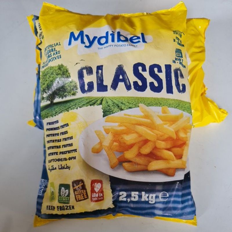 Jual Mydibel Classic Fries / Kentang 2,5 Kg | Shopee Indonesia