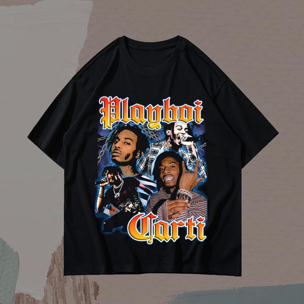 Jual Kaos Rapper Playboi Carti Oversize Vintage | Shopee Indonesia