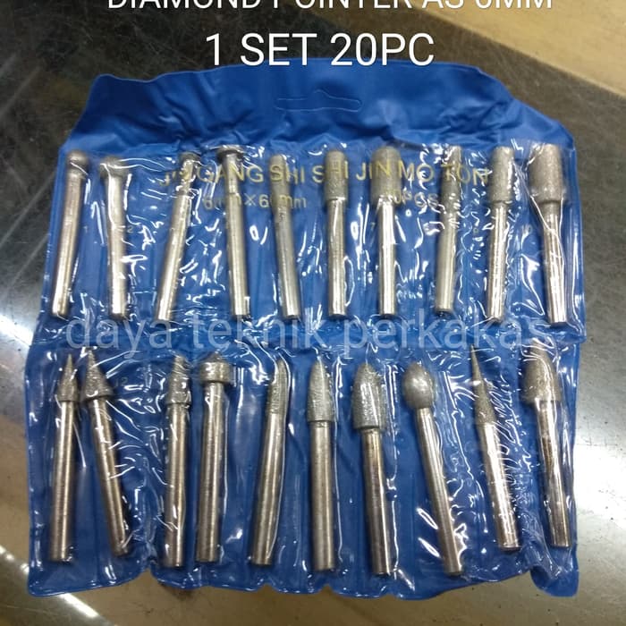 Jual DIAMOND POINTER SET 20PC - MATA BOR INTAN - MATA TUNER GRAFIR BATU ...
