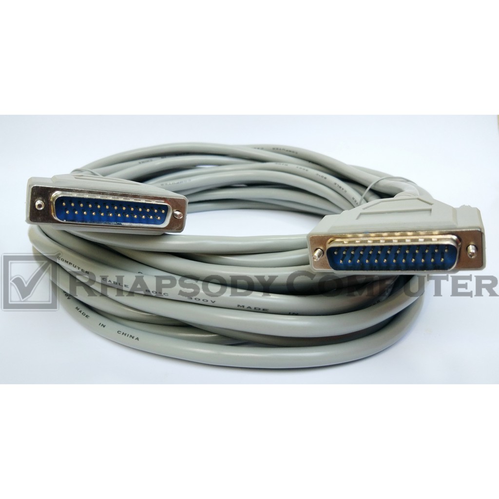 Jual Kabel Printer Serial DB25 25 pin Male-Male 10 Meter | Shopee Indonesia