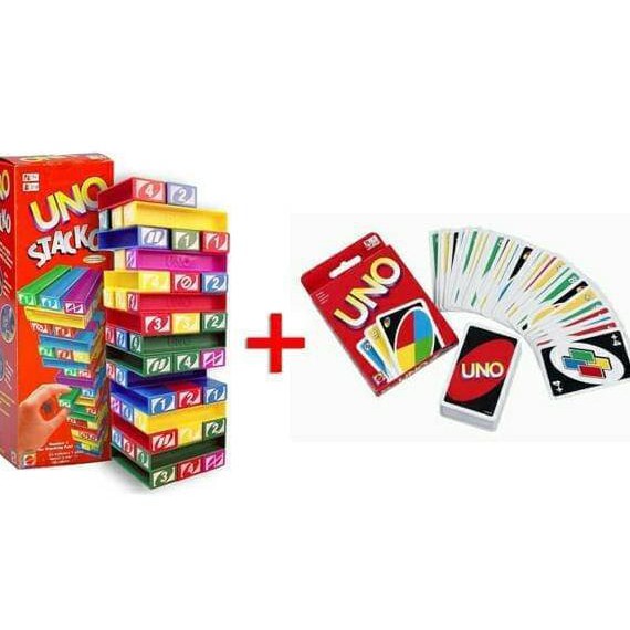 Jual PAKET UNO STACKO PLUS KARTU UNO MURAH | Shopee Indonesia