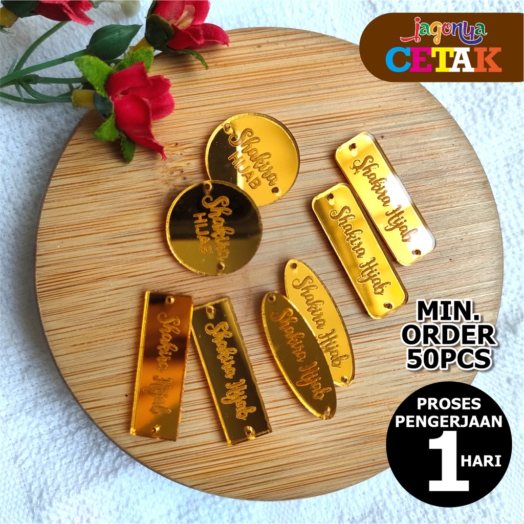 Jual Label Hijab Akrilik | Label Hijab Branding | Rebranding Hijab ...