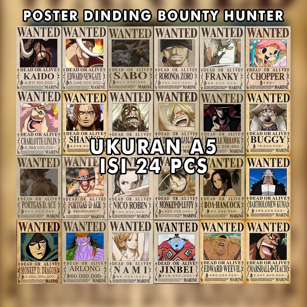 Jual POSTER ONE PIECE BOUNTY HUNTER | Shopee Indonesia
