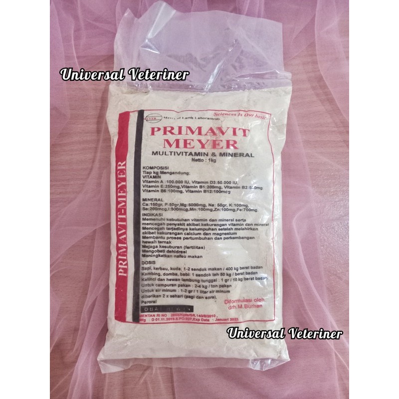 Jual Primavit MULTIVITAMIN dan MINERAL KONSENTRASI TINGGI - Premix ...