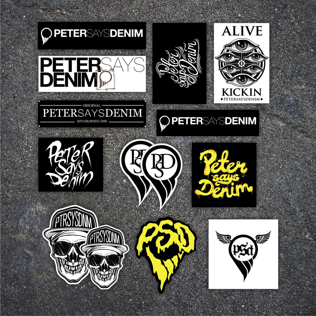 Jual Stiker distro brand PSD / Sticker Pack | Shopee Indonesia