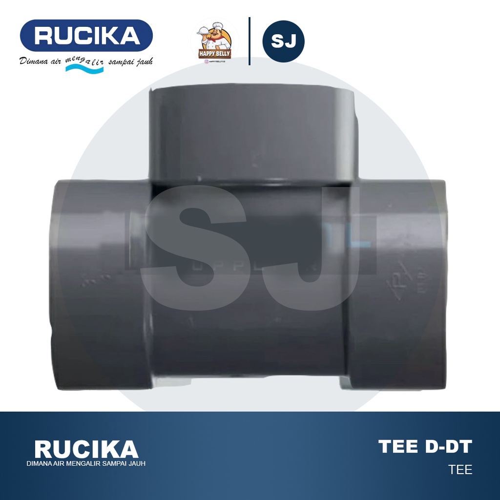 Jual TEE RUCIKA 4"x2" inch Polos DDT PVC / T / Te D DT 4x2" | Shopee ...