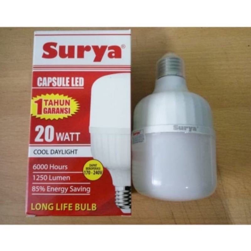 Jual Lampu Led Capsule Surya 20 Watt 20W | Shopee Indonesia