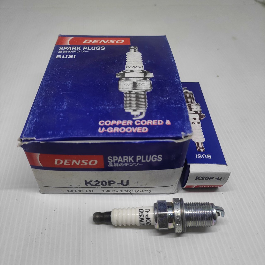 Jual Busi Denso K20P-U Suzuki Vitara Esteem Y-RV Zebra Gallant Espass | Shopee Indonesia