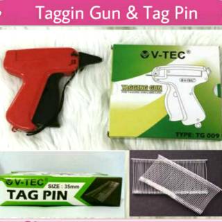 Jual Tagging Gun & Tag Pin (alat tembak & tali pengait label hangtag ...