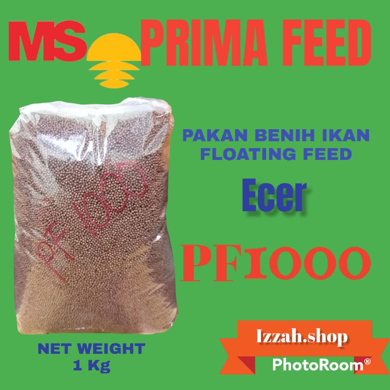 Jual Pakan Benih Ikan Prima Feed PF 1000//ecer/1 kg | Shopee Indonesia