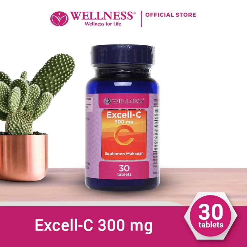 Jual Wellness Excell-C 300mg - 30 Tablets | Shopee Indonesia